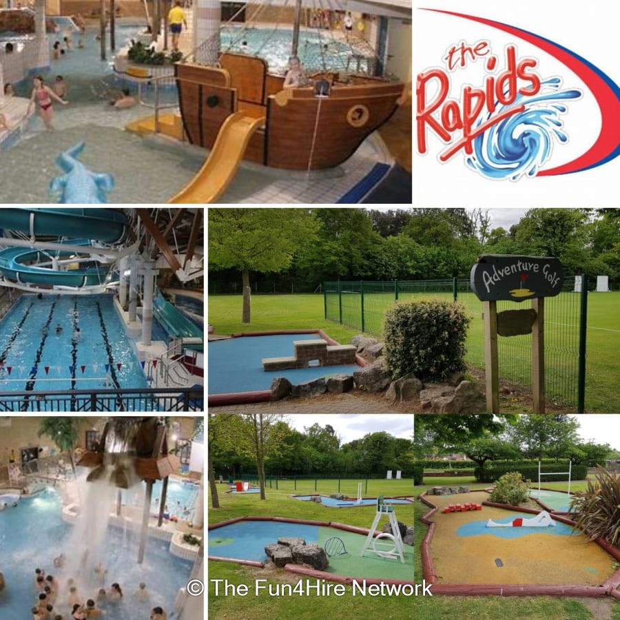 Romsey Rapids- Free Golf with Family Swim! - Bouncy Castle Hire ...